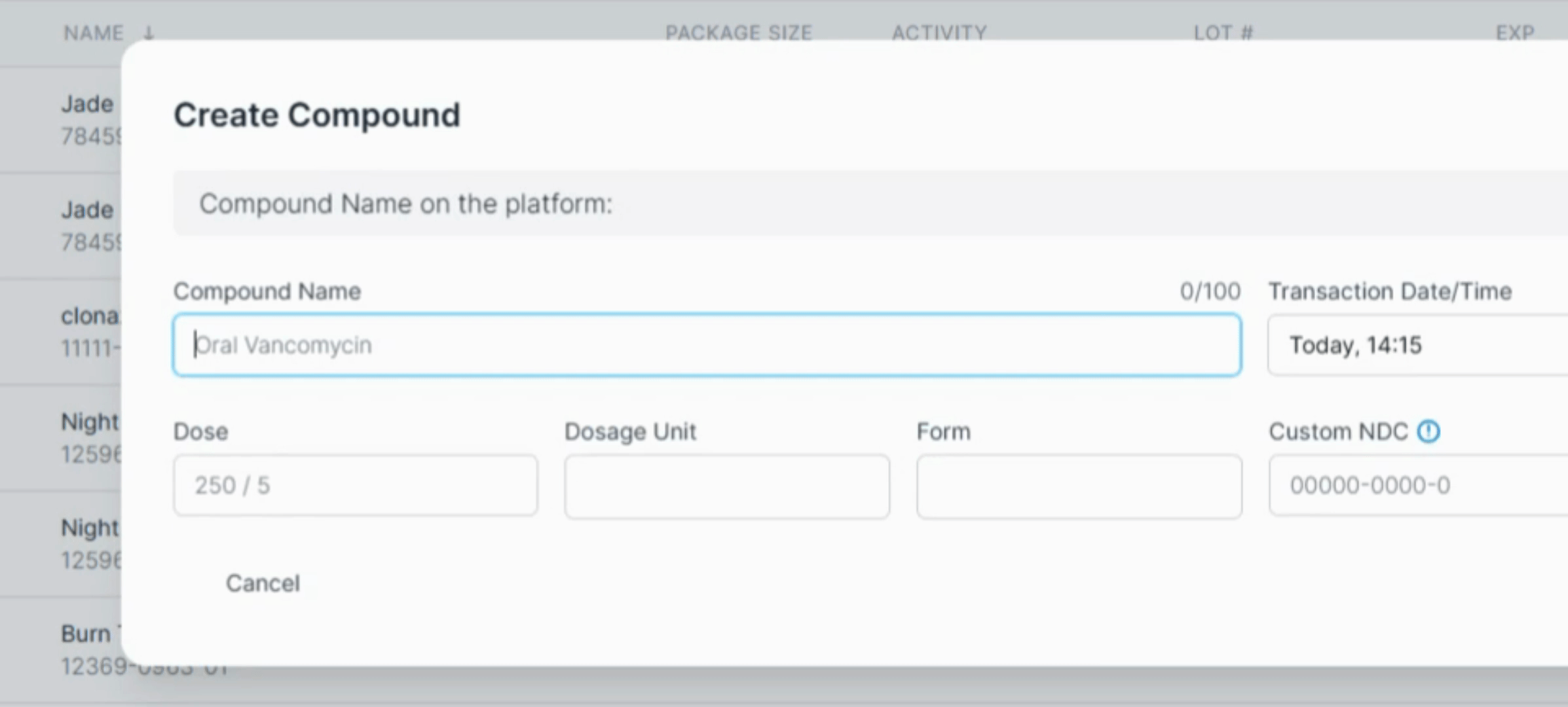 How to create a custom compound How to create a custom compound