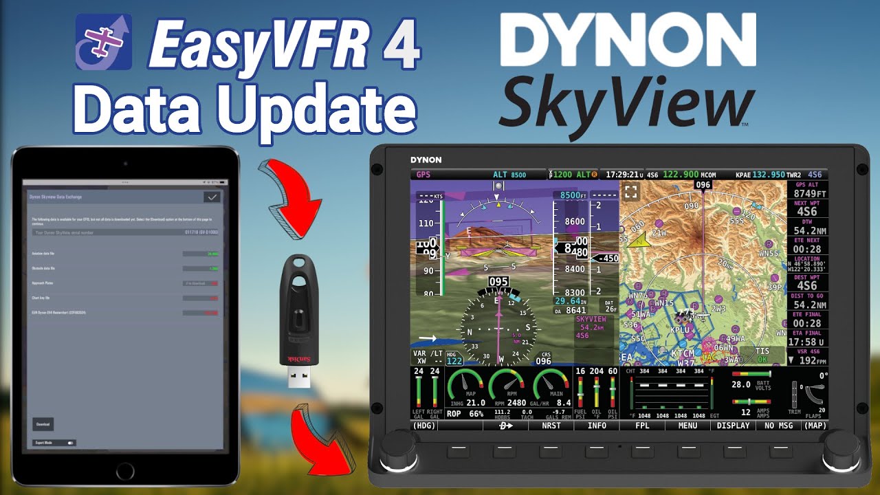 Dynon export method 1a - EasyVFR 4 on Desktop 📺