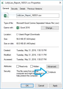 Excel documents appear blank