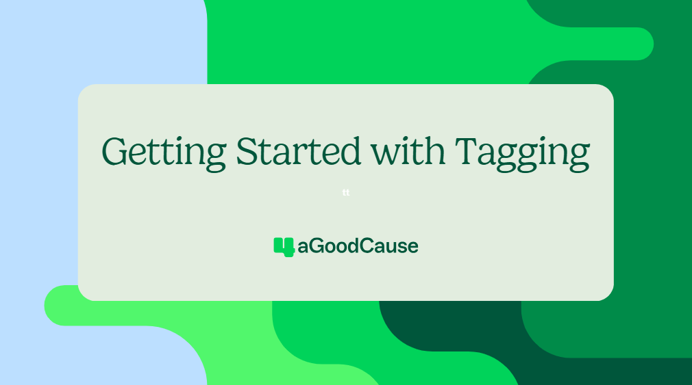 Getting Started with Tagging