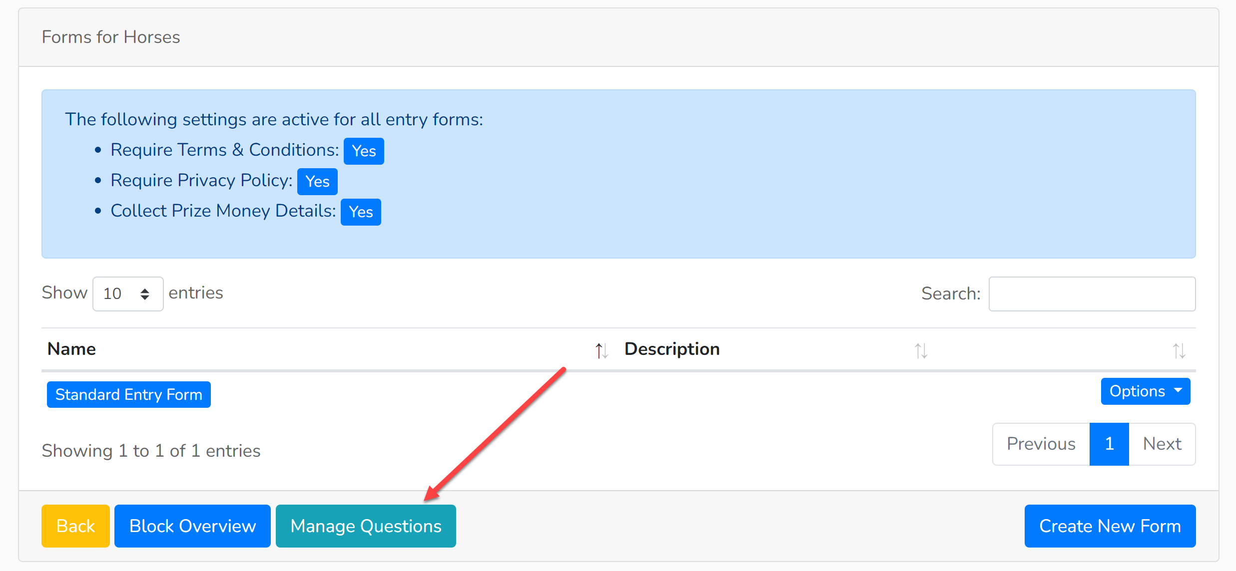 Customising Forms