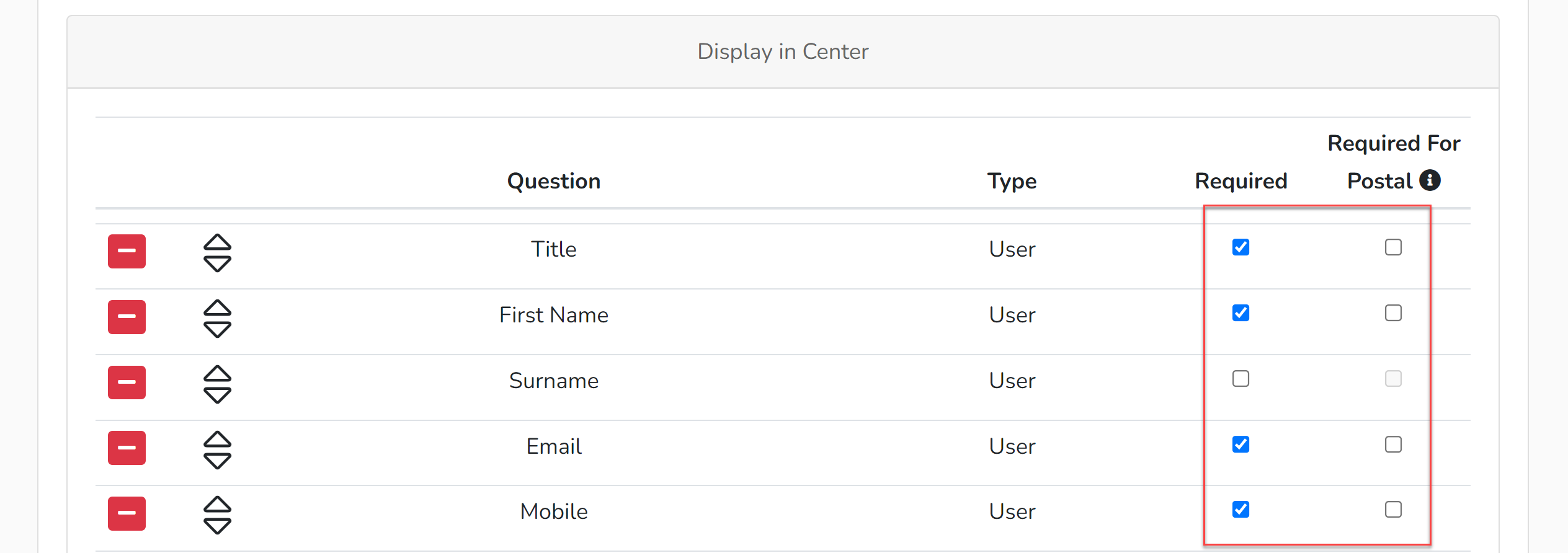 Customising Forms