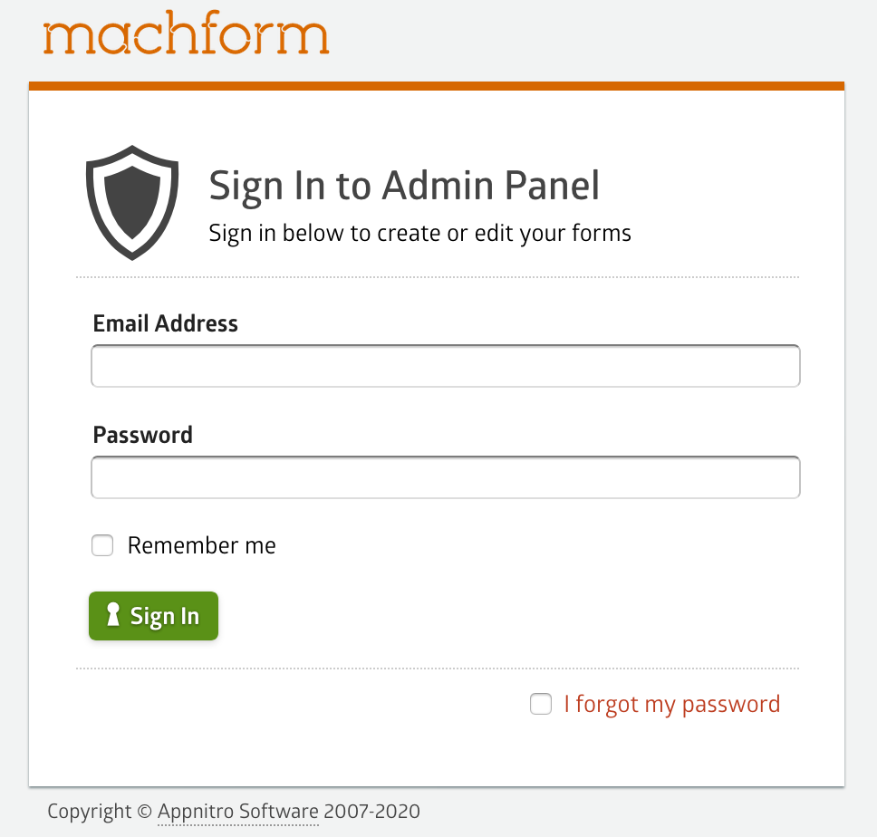 Creating Your First Form