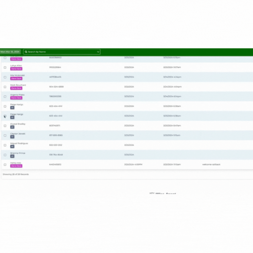 Built-in Power Dialer by WAVV - Creating Dial Campaigns from Call List