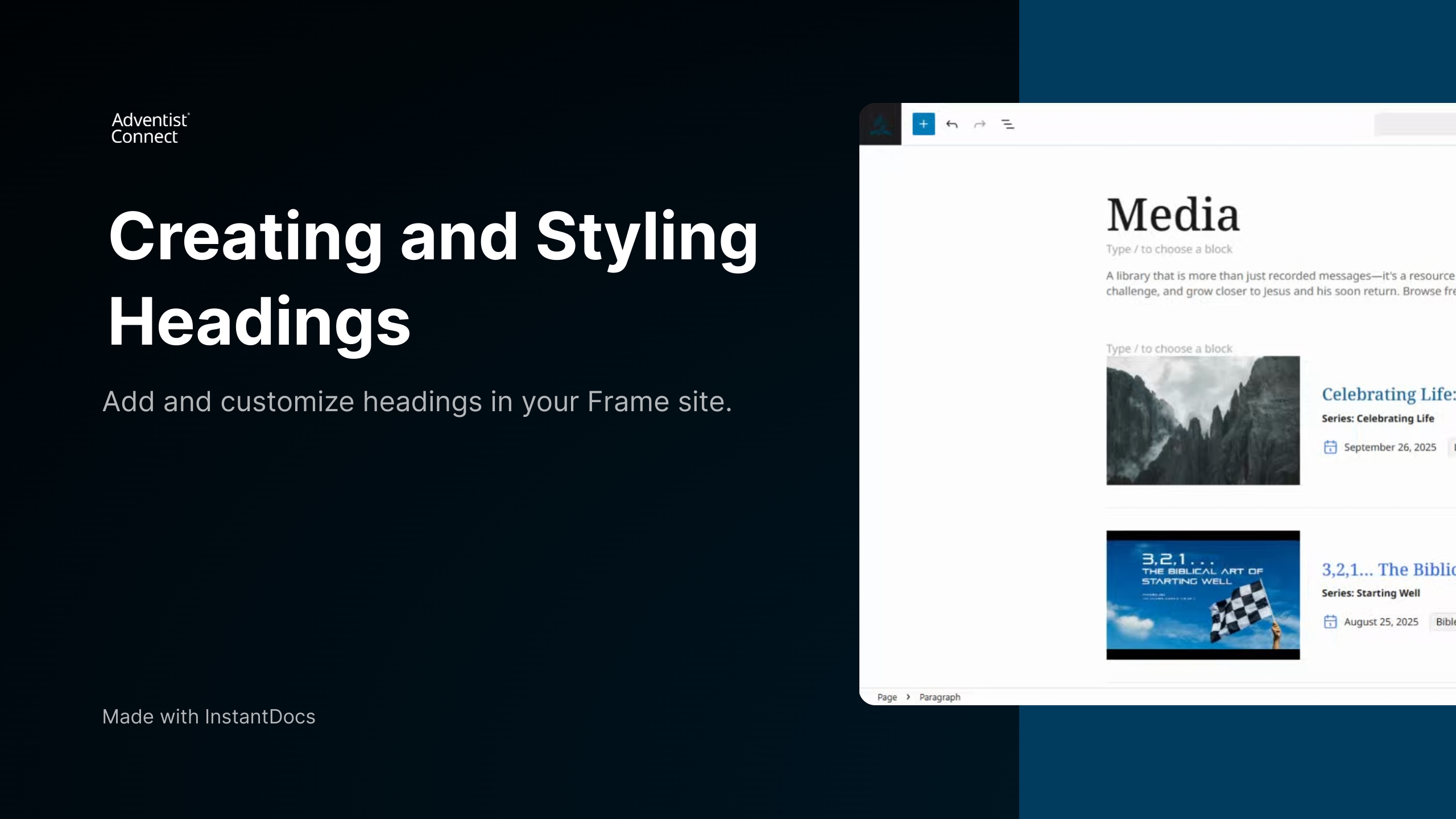 Create and Style Headings