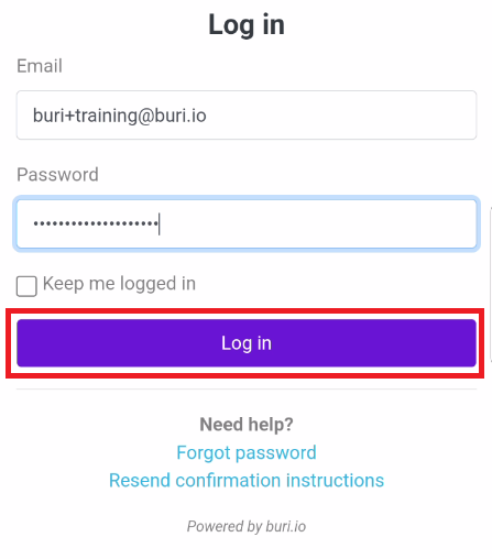 Logging in using the Cast App